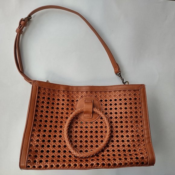 Universal Thread | Bags | Universal Thread Leather Bag Ring Handles ...